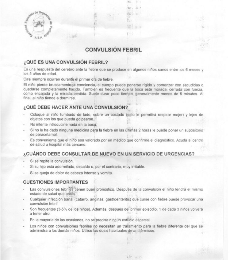 Convulsión febril atípica y el susto de nuestras vidas – La aventura de ...